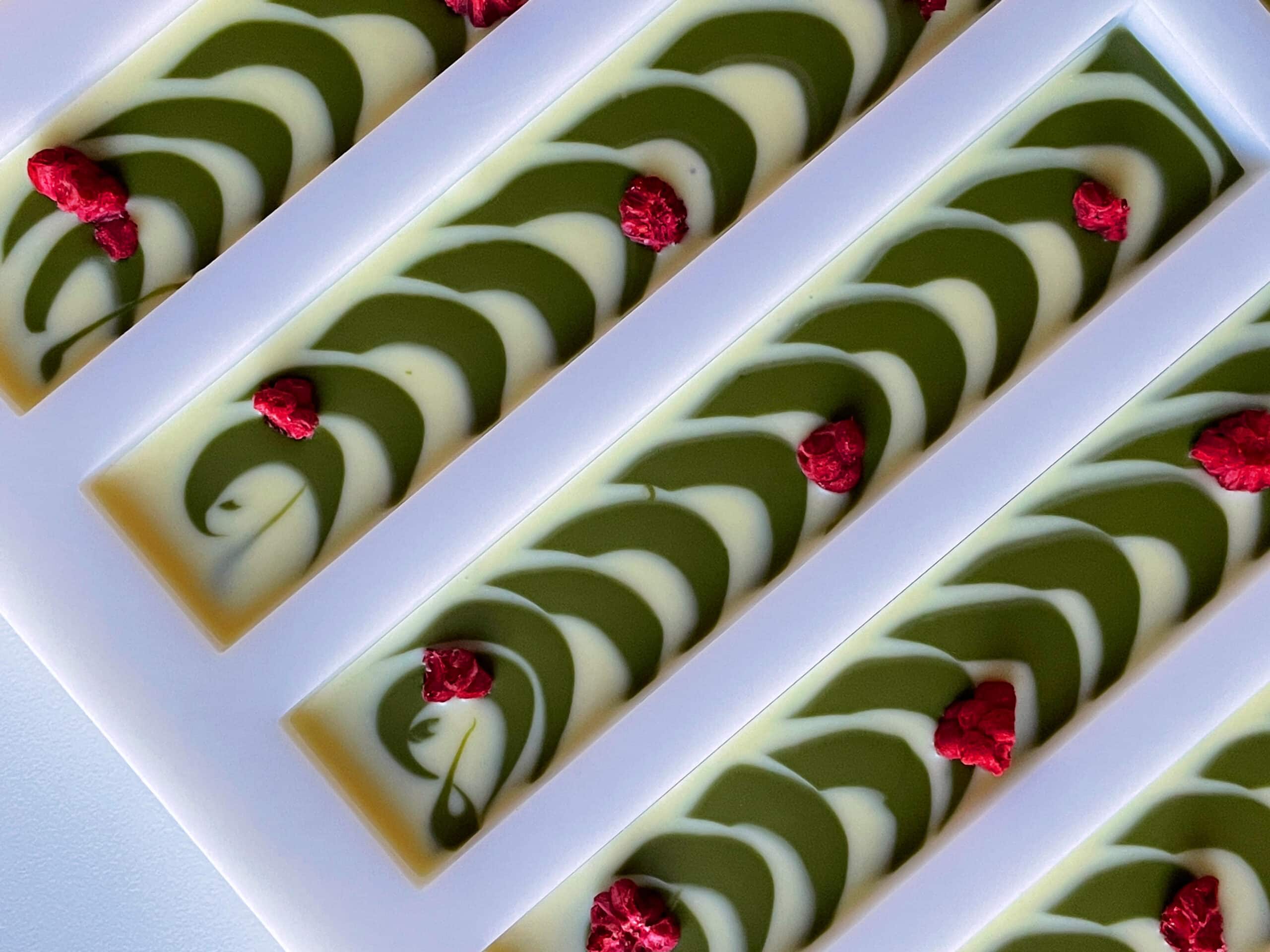 Matcha and White Chocolate Swirl Bars - Melissa Coppel School
